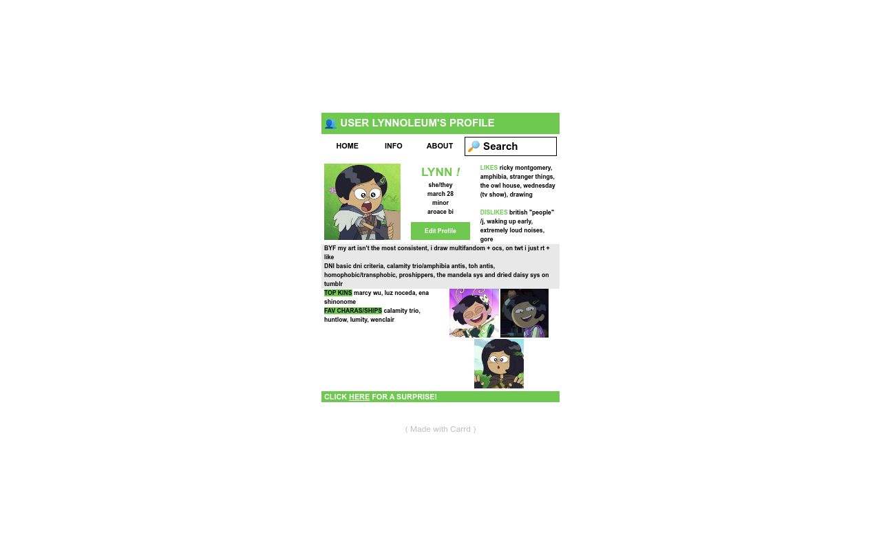 lynn's carrd :))